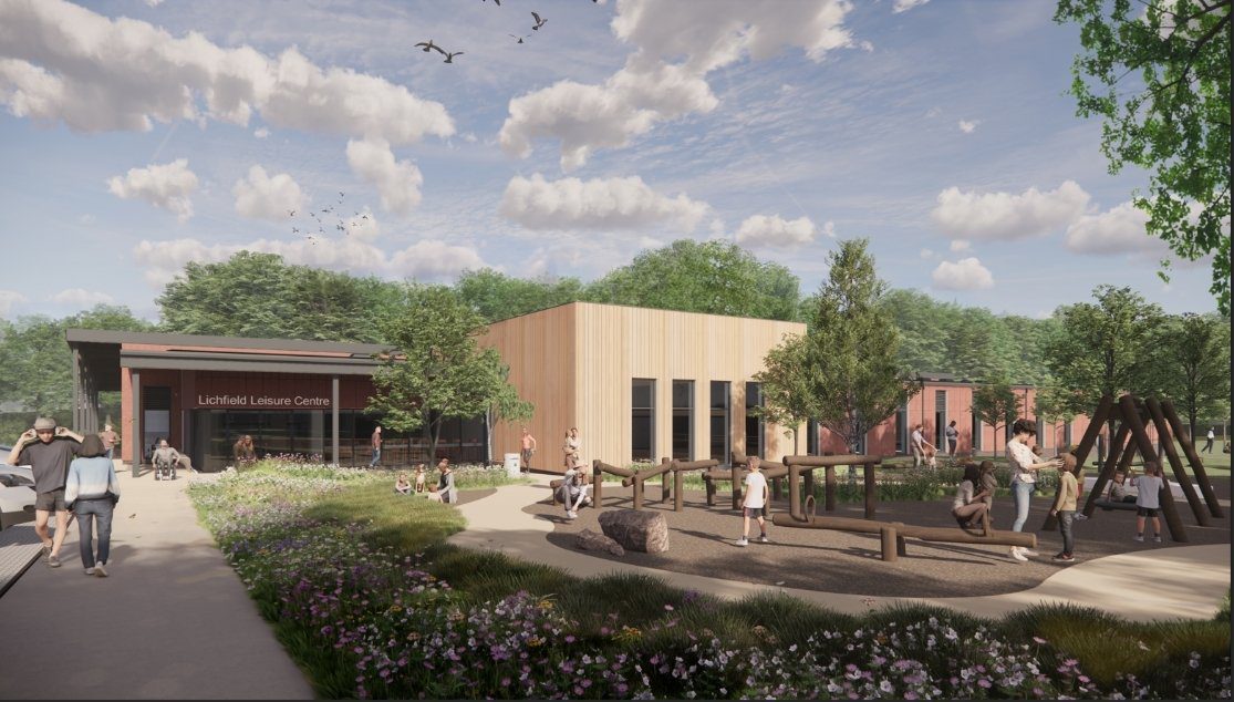 Structural Milestone Reached at Lichfield Leisure Centre - Stepnell