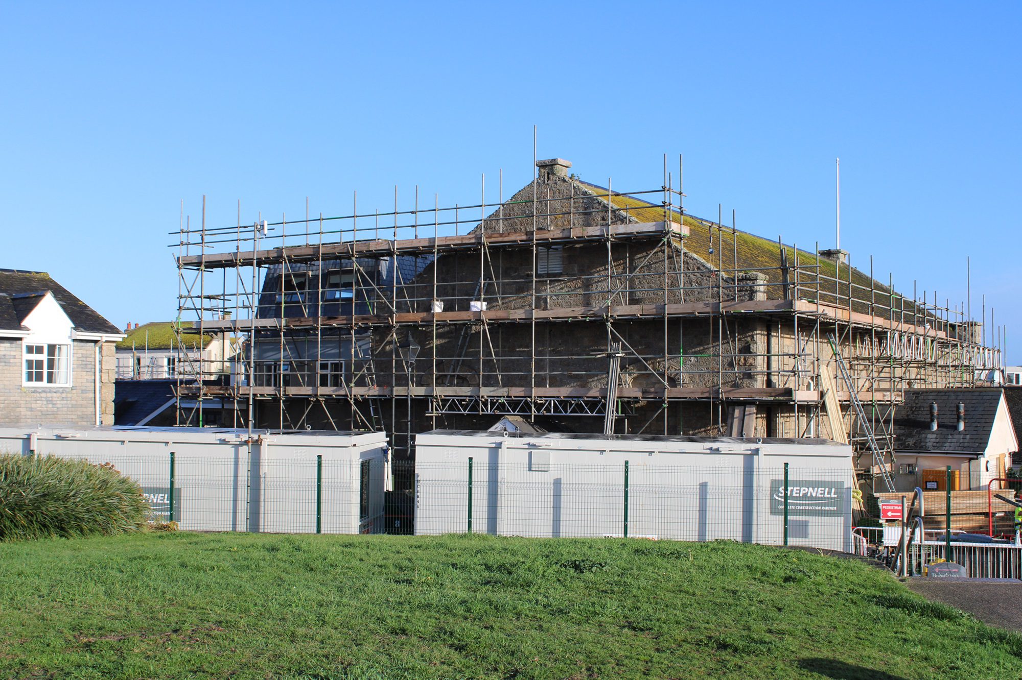 Major refurbishment underway to Isles of Scilly Town Hall - Stepnell