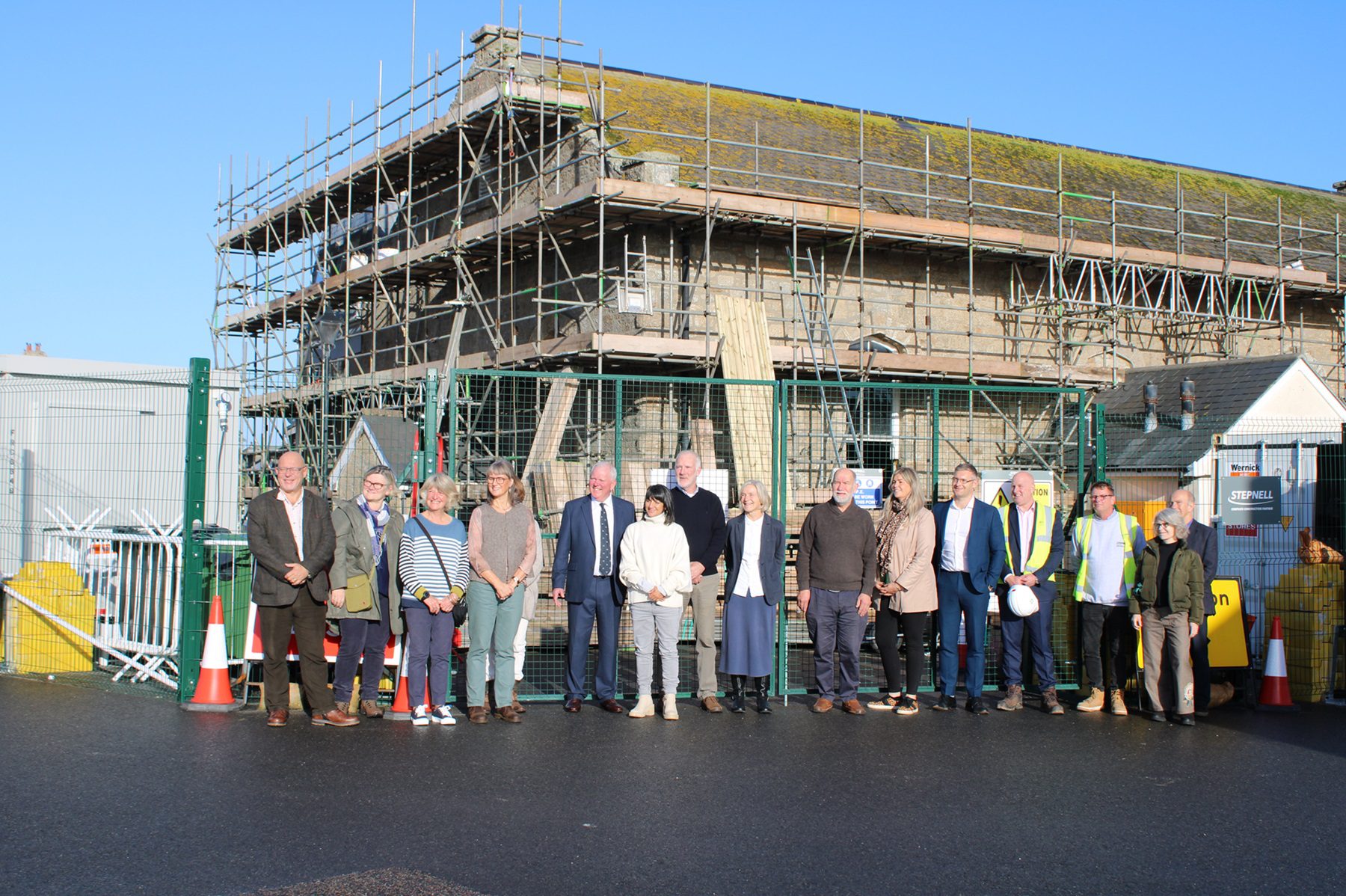 Major refurbishment underway to Isles of Scilly Town Hall - Stepnell