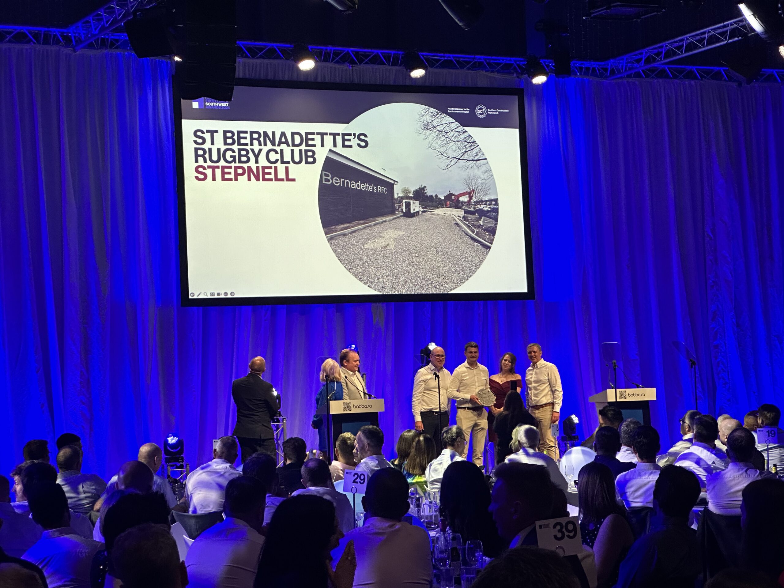 St. Bernadette's Rugby Club scoops award - Stepnell