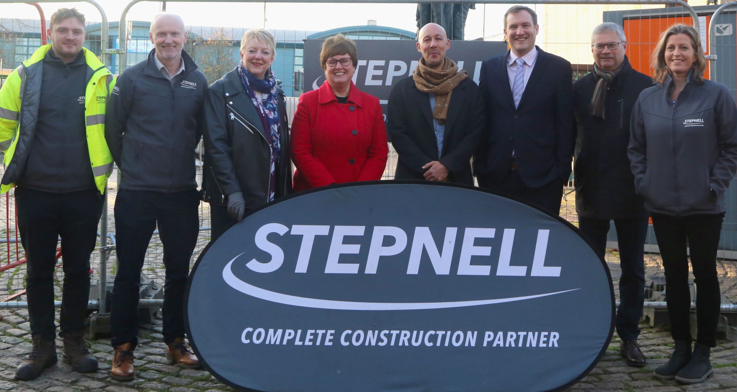 Groundbreaking at Staveley Market Regeneration - Stepnell